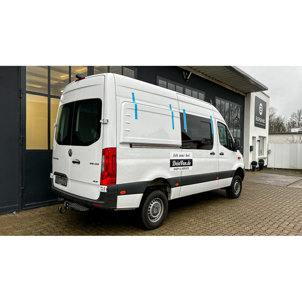 Heckverbreiterung, Longsleeper aus GFK rechts für Sprinter W906 und VW ...